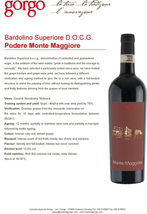 Technical Sheets | Mimmo Wines Distribution